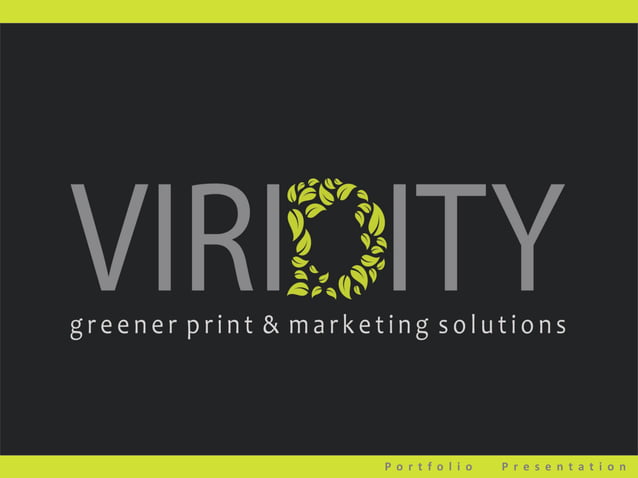 Viridity digital presentation | PPT