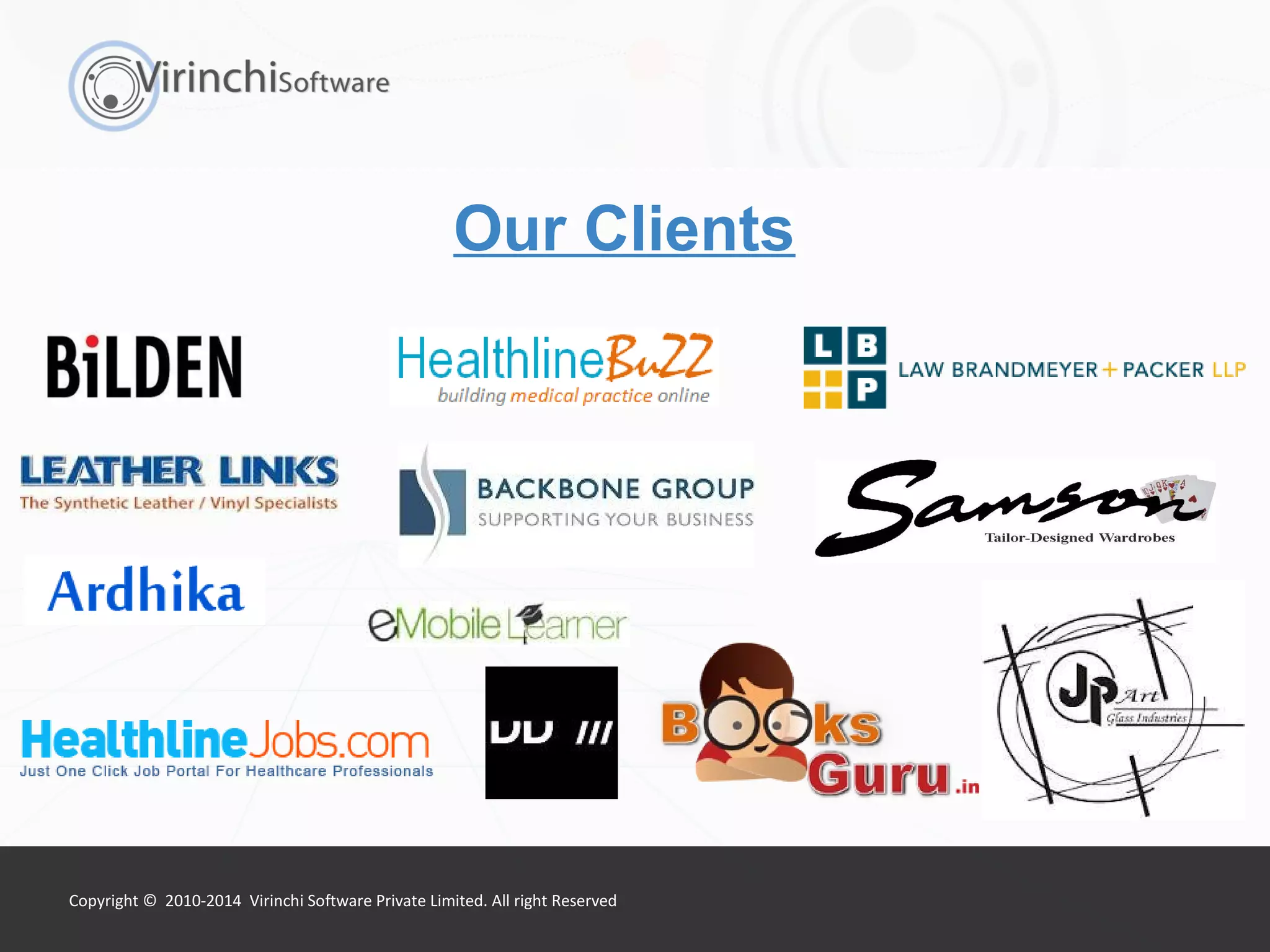 Virinchi software Pvt. Ltd. | PPT
