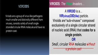 Viriods..... | PPT
