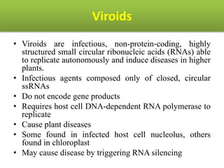Virion vs viroid & prions | PPTX