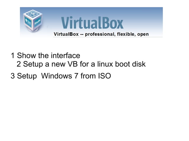 Virtual Box Presentation | ODP