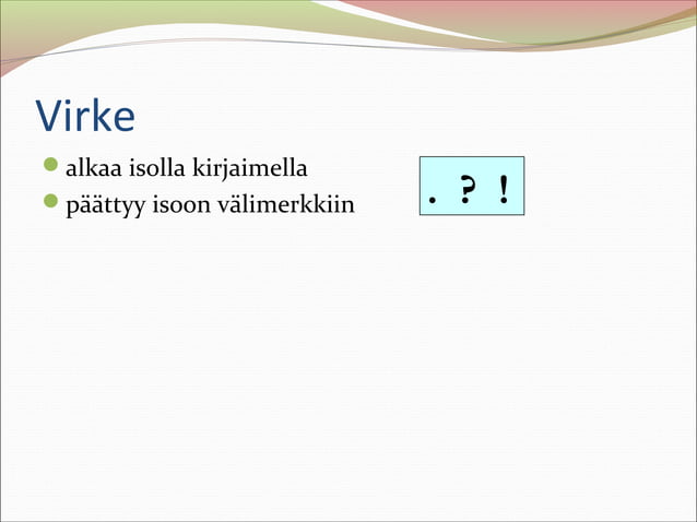Virke ja lause | PPT