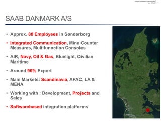 Create our future today, Dennis Svane Christensen - SAAB | PPT