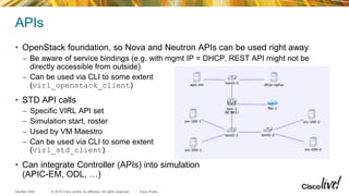 Show and Tell: VIRL for Network Programmability and Development | PPTX