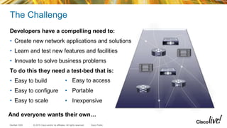 Show and Tell: VIRL for Network Programmability and Development | PPT