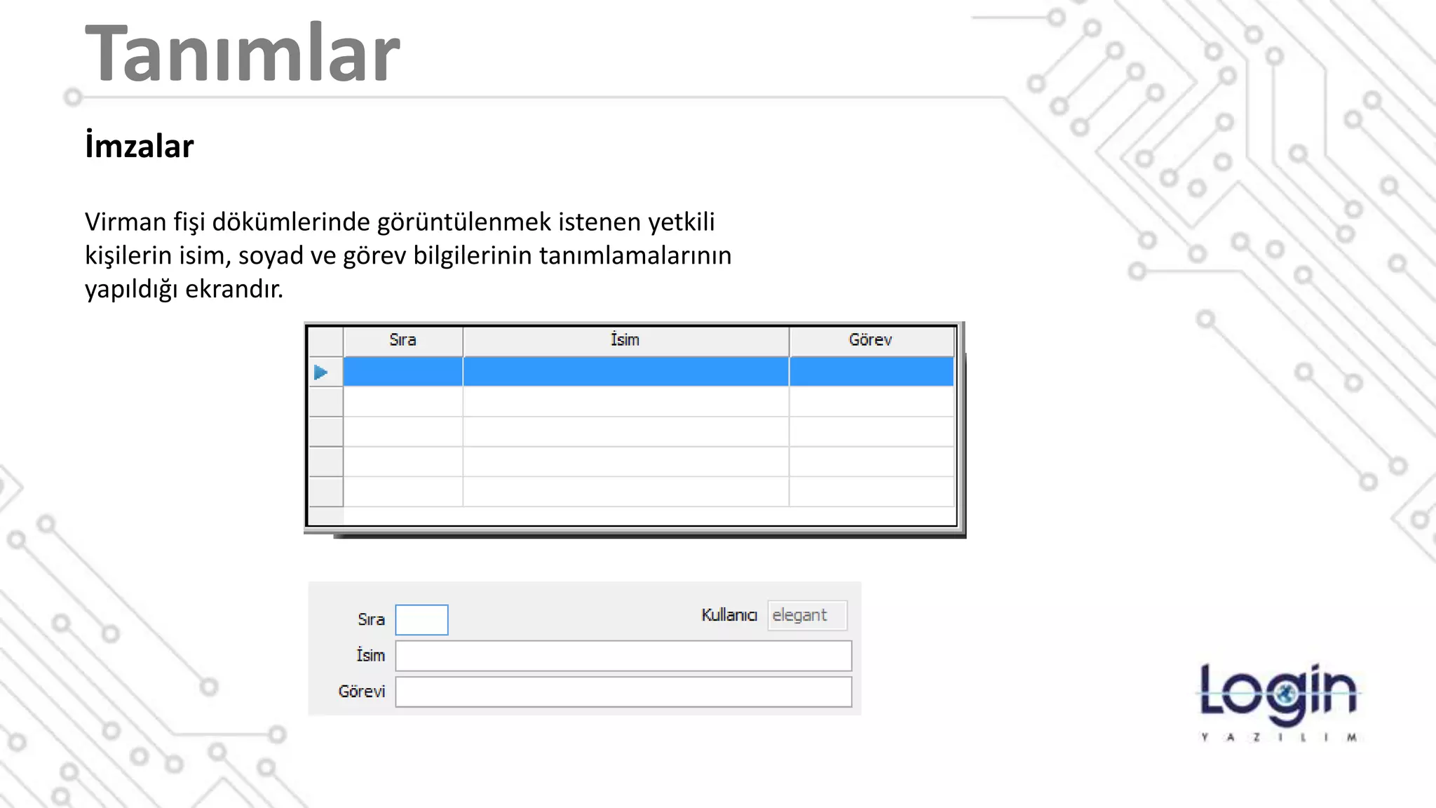 Virman - Login Entegre ERP | PPTX