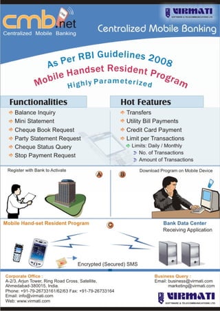 Virmati Banking Solutions Booklet | PDF