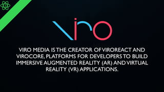 Building AR & VR Applications using React Native | PDF