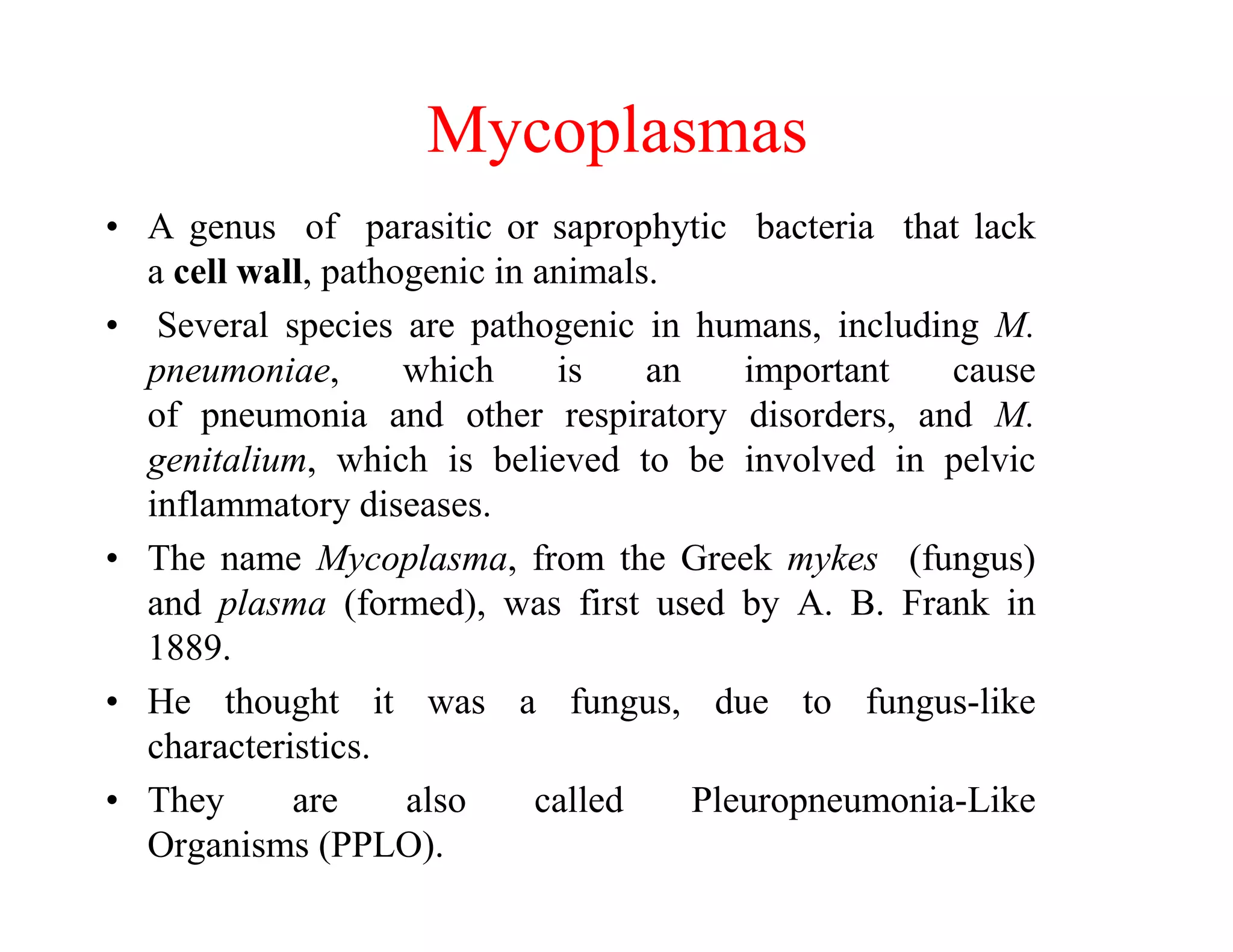 Viroids, Prions and Mycoplasma | PDF