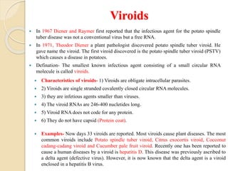 Viroids | PPTX
