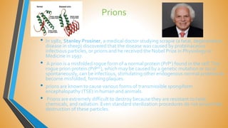 Viroids, prions, tmv virus | PPTX