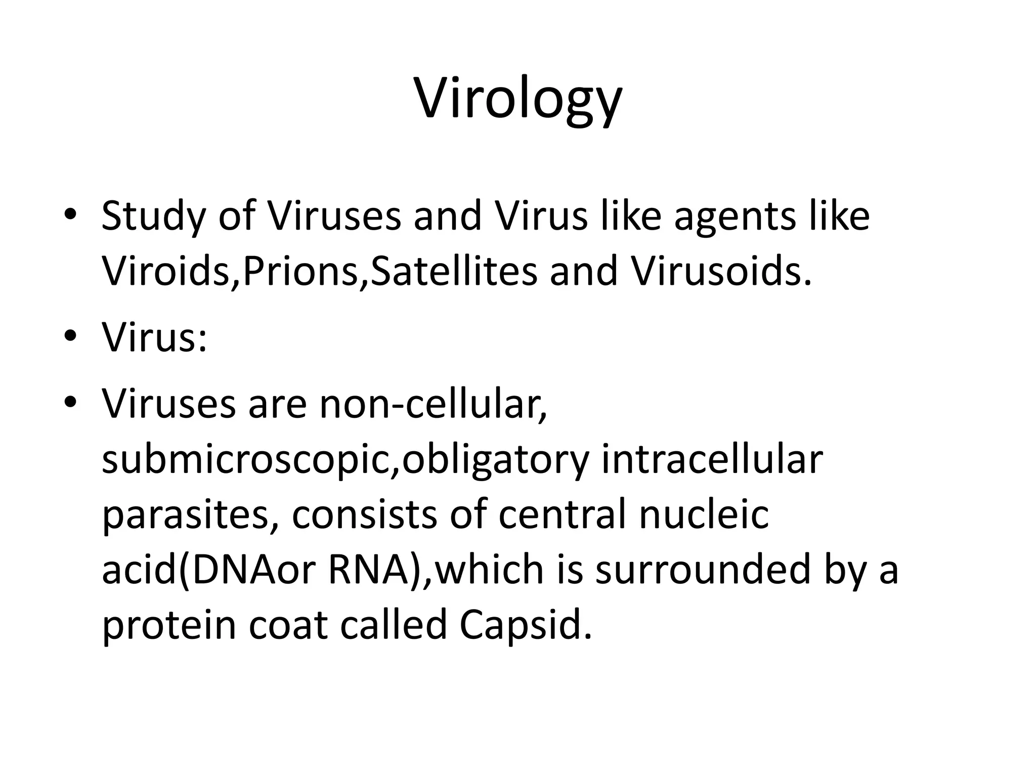 Virology general lecture | PPT