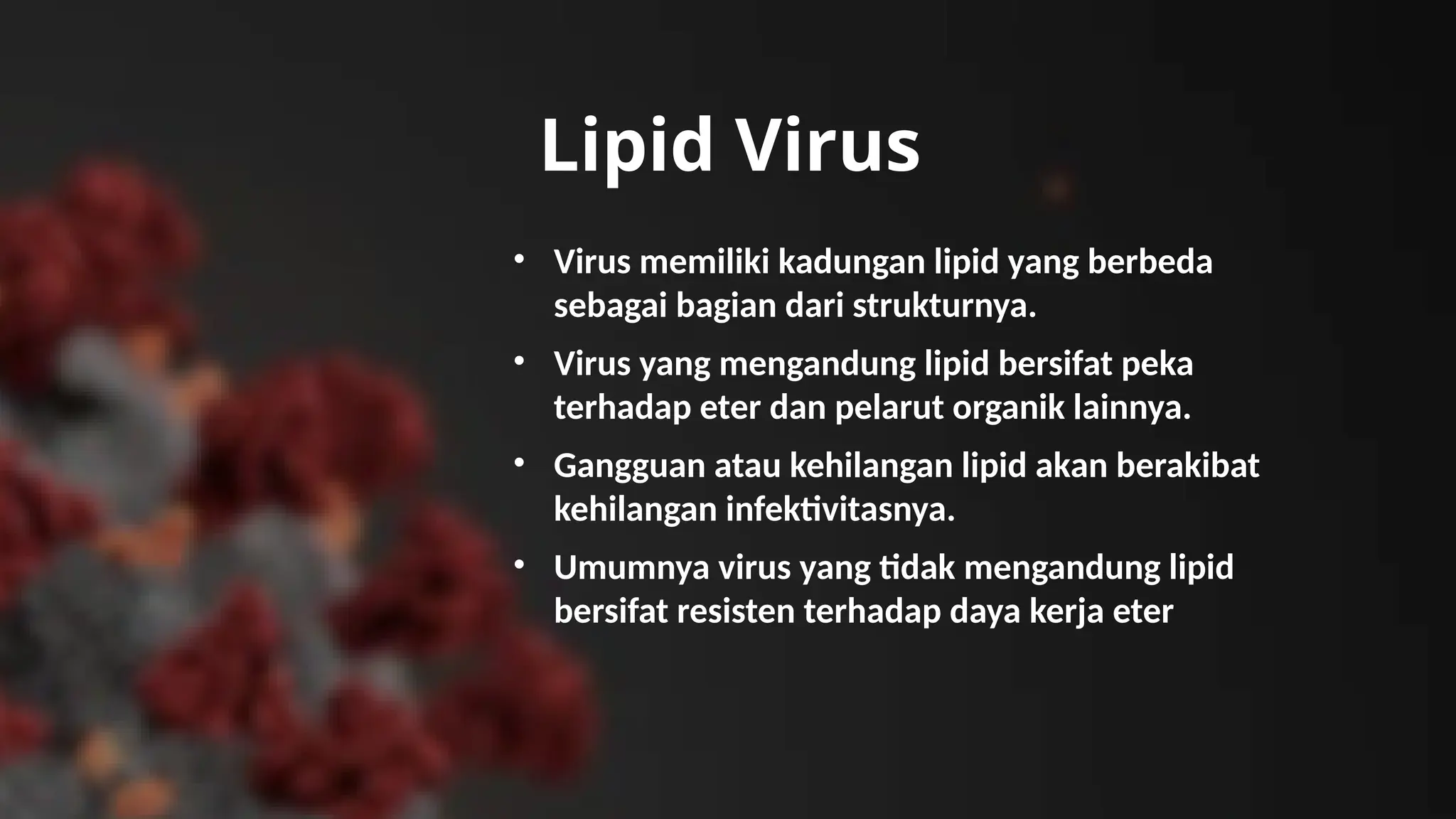 Materi dasar-dasar pada VIROLOGI bagian 1 | PPTX