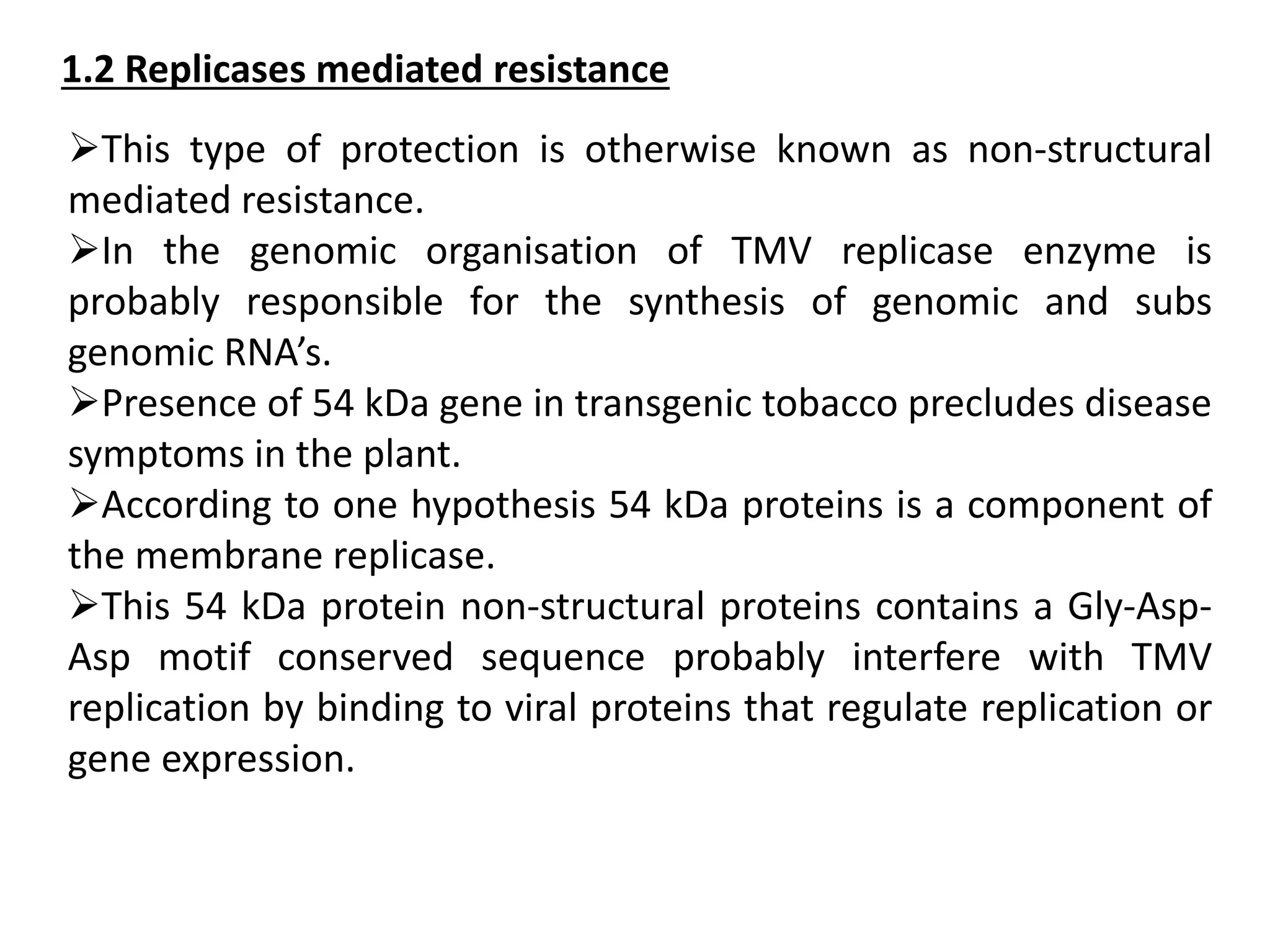 Virus resistant transgenic plants | PPTX