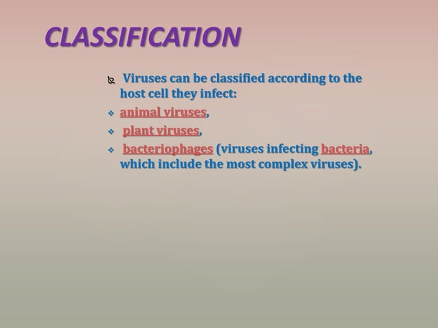 Virology: study of virus | PPT