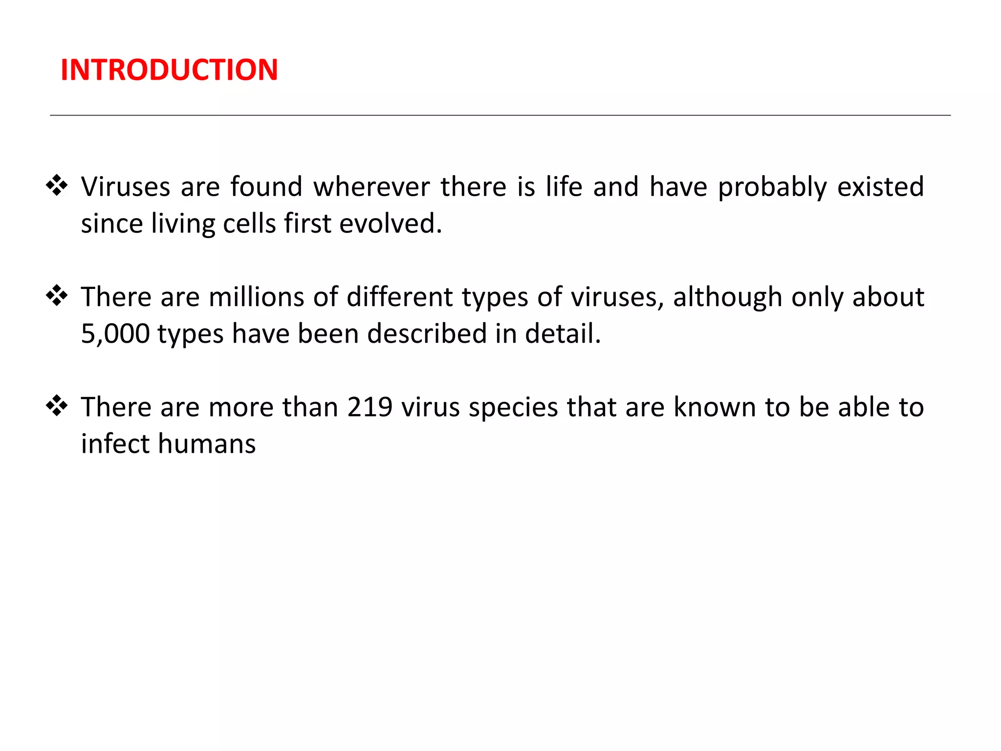 VIROLOGY - INTRODUCTION | PPTX