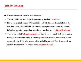 VIROLOGY - INTRODUCTION | PPTX