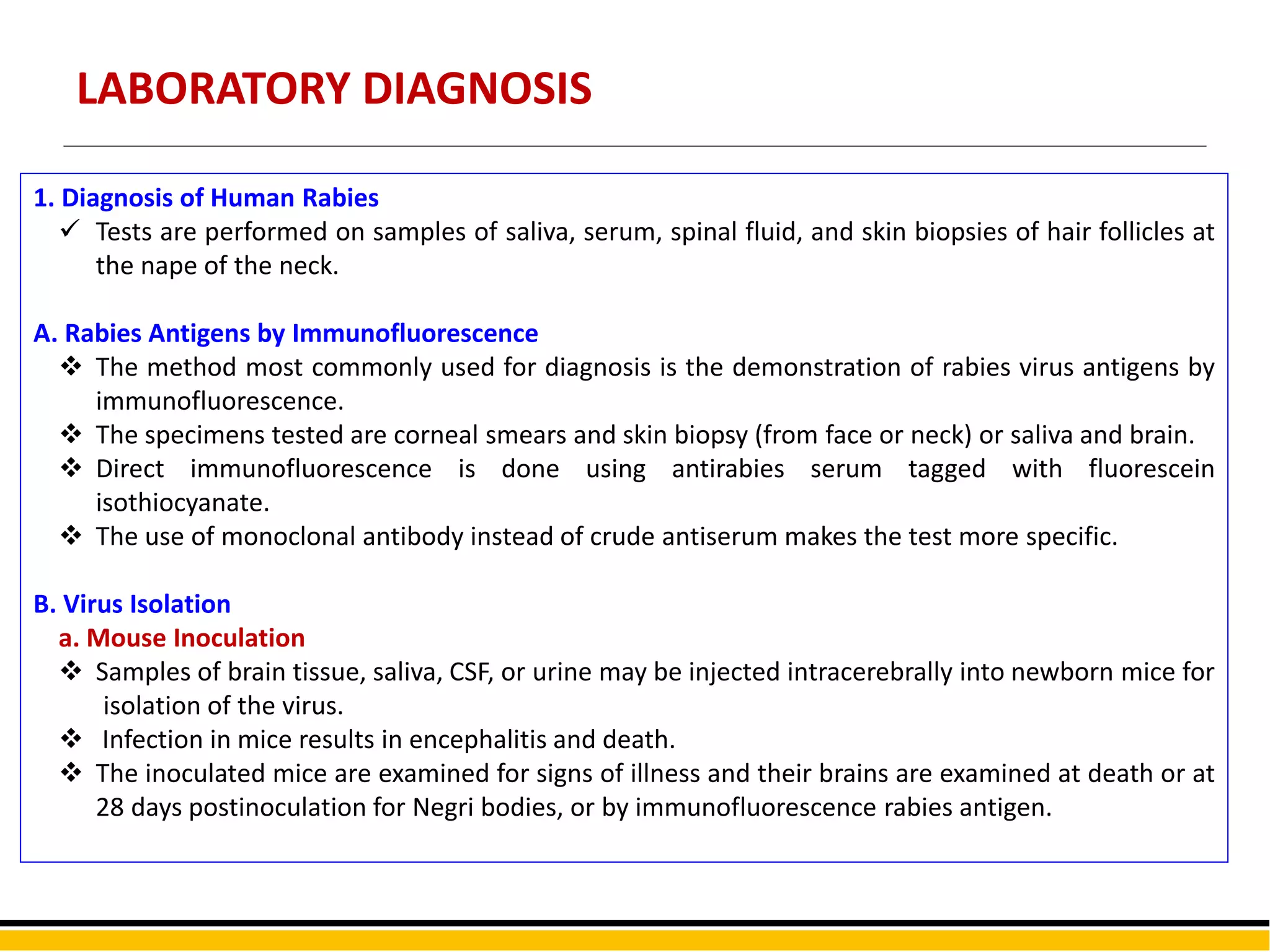 VIROLOGY - RABIES VIRUS | PPTX