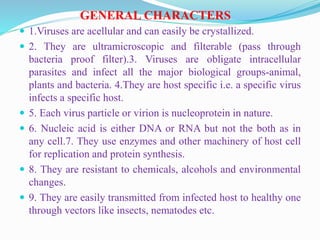 Virus-Morphology, General structures and classification | PPT