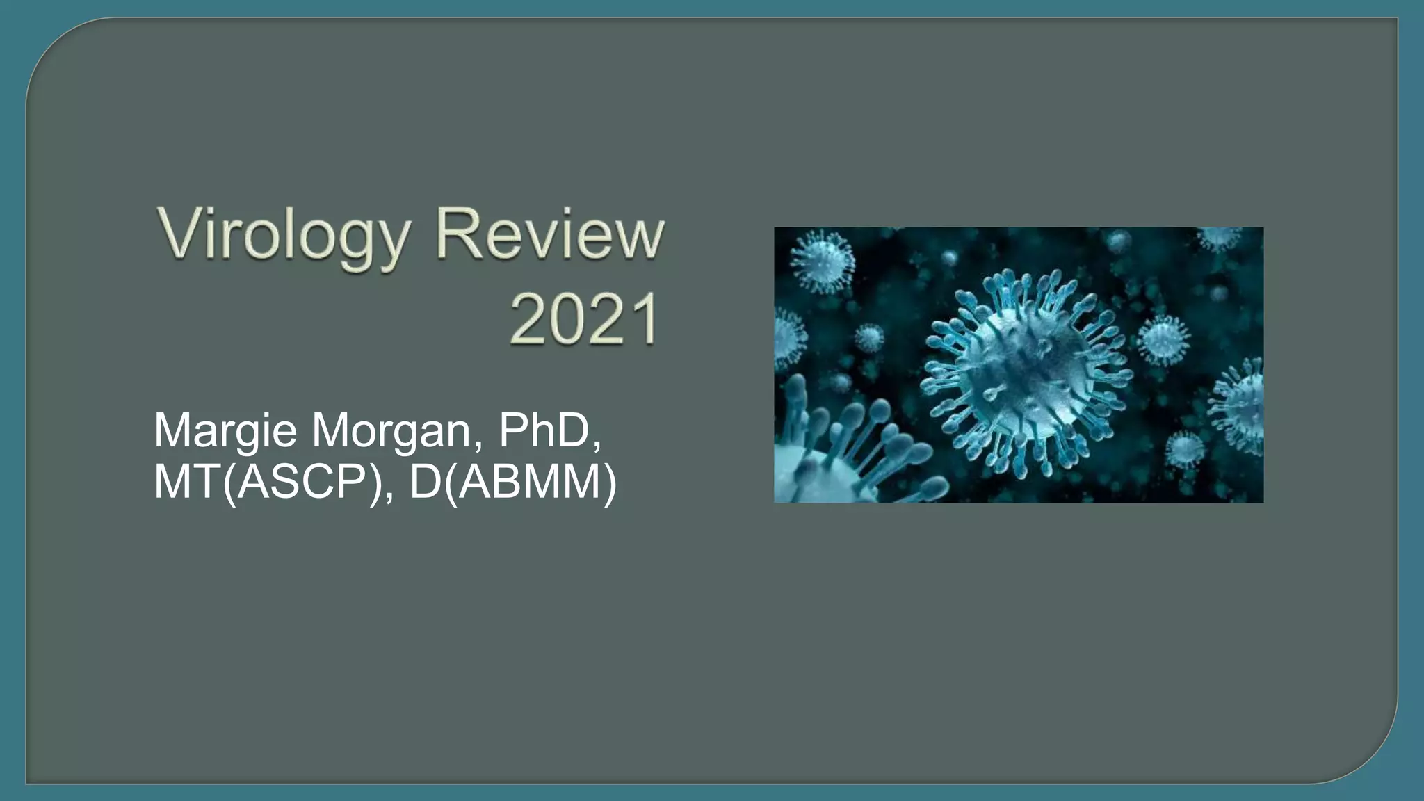 Virology 2021 | PPT