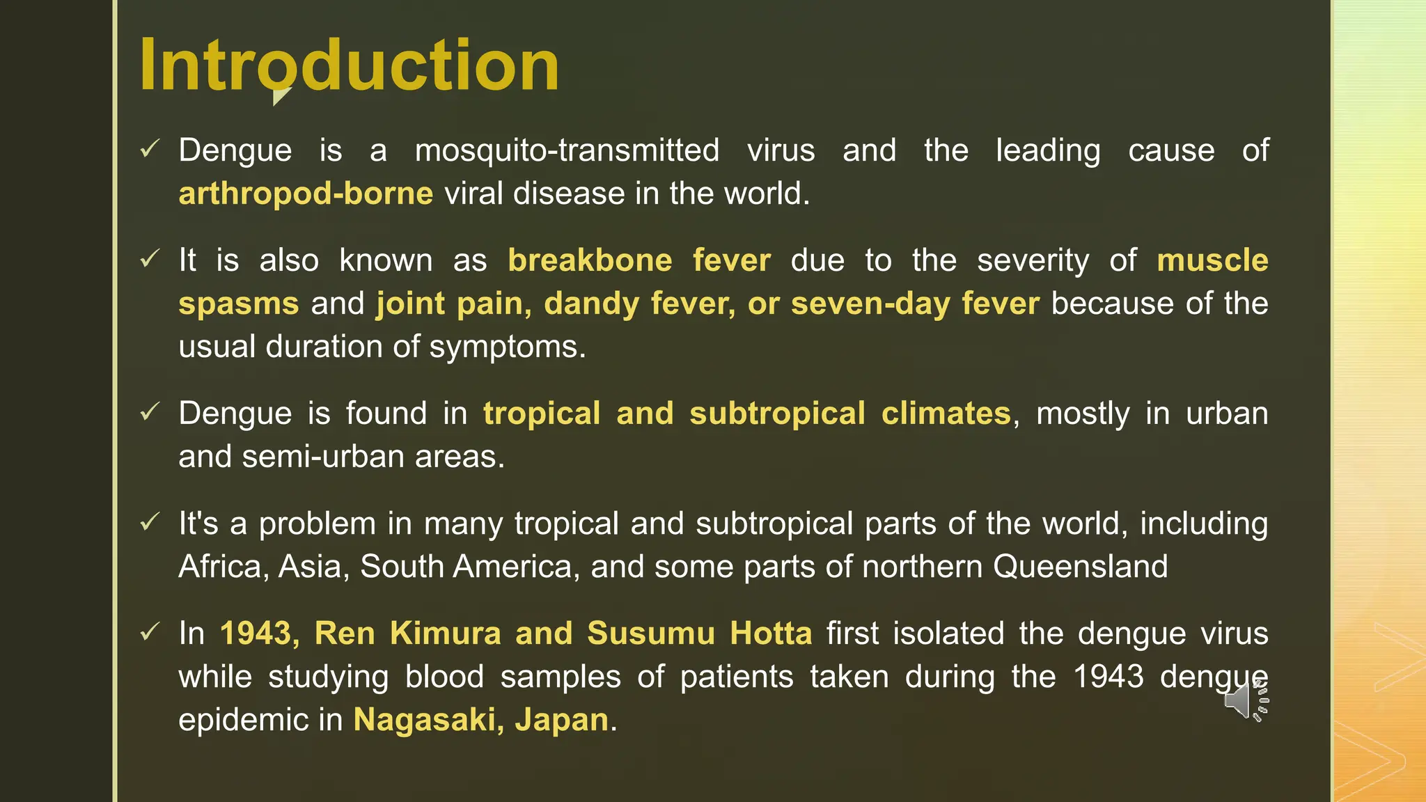 Virology Dengue - Dengue Virus in Detail | PPSX