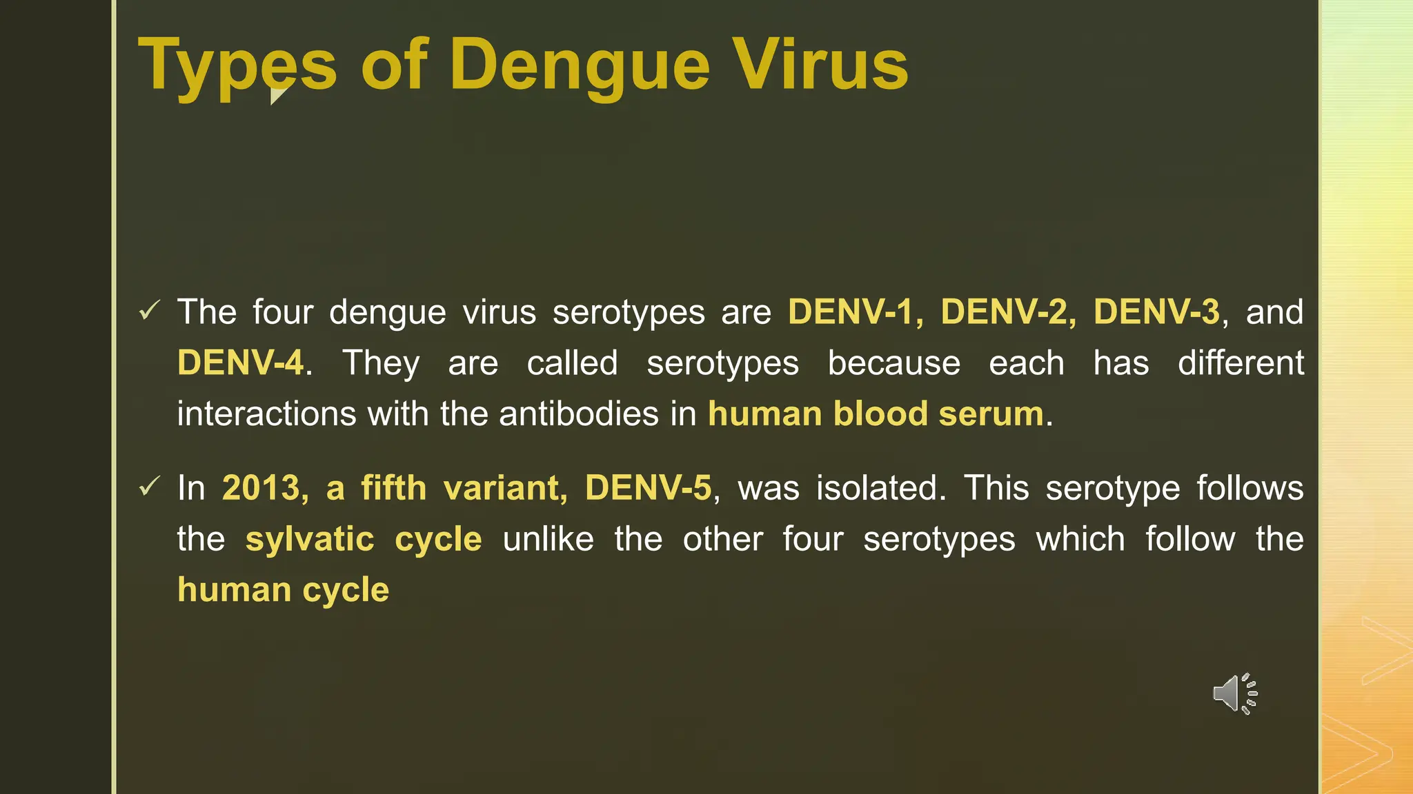 Virology Dengue - Dengue Virus in Detail | PPSX
