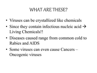 Virology intro 1 | PPTX