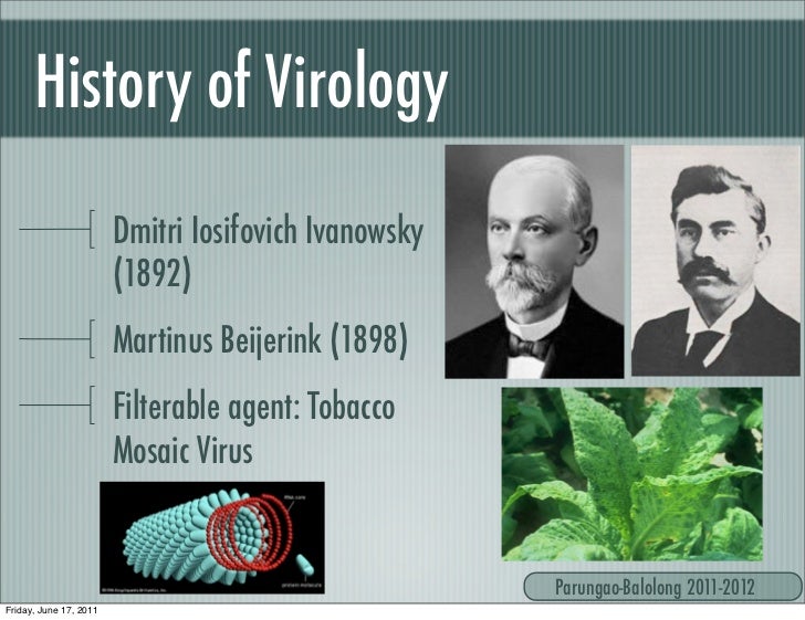 Virology lecture 1 introduction Virology lecture 1 introduction