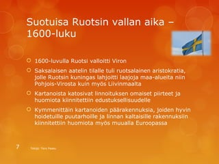 Viron kartanoiden historiaa | PPT