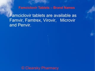 Virovir (Famciclovir Tablets) | PPT