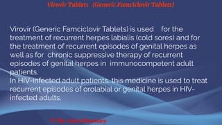 Virovir Tablets (Generic Famciclovir Tablets) | PDF