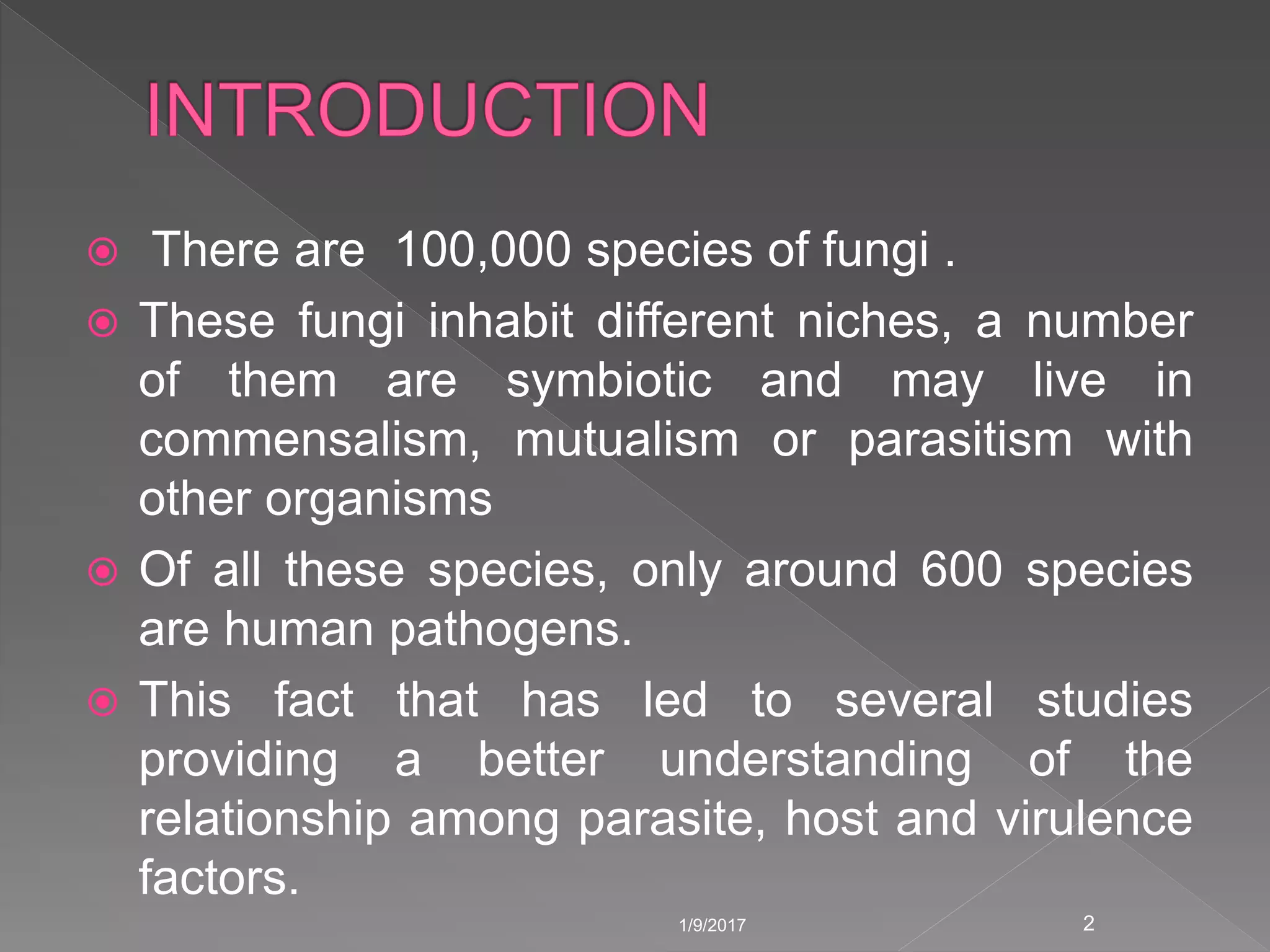 Virulence factors of fungi | PPTX