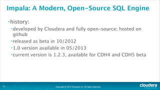 Building a Hadoop Data Warehouse with Impala | PPT