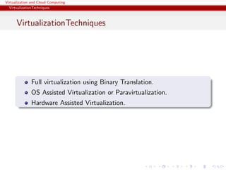 Cloud Computing and Virtualization | PDF