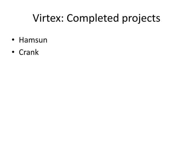 Virtex presentation_UiA Seminar | PPTX | Technology & Computing