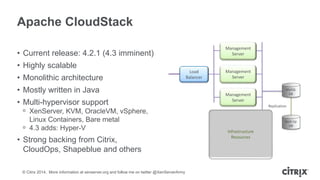 Hypervisor Selection in CloudStack and OpenStack | PPT