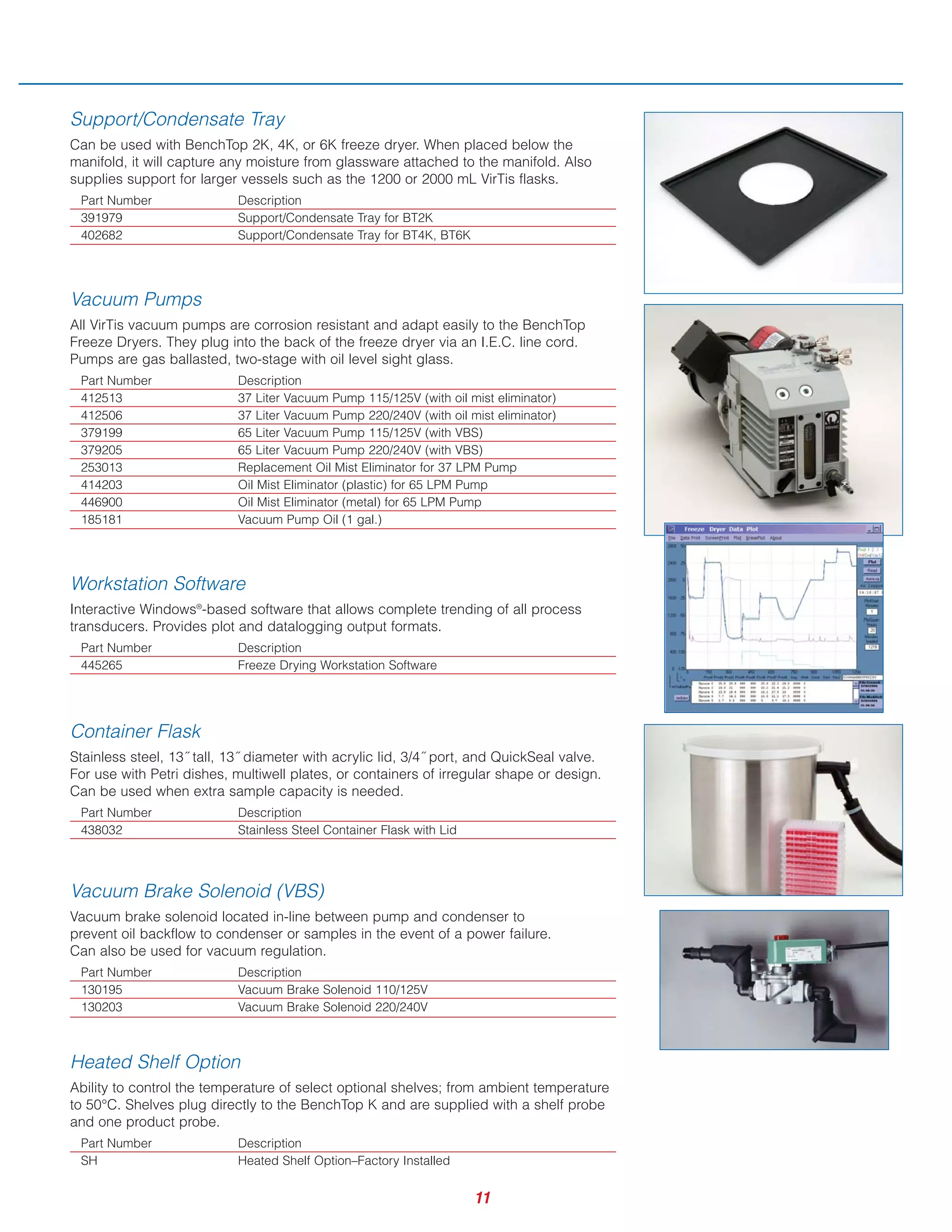 Virtis bench top k series (brochure) | PDF