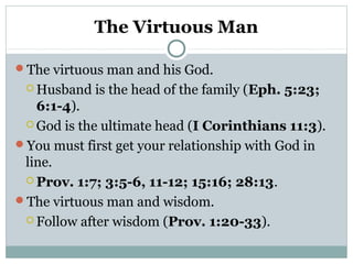 The Virtuous Man | PPT