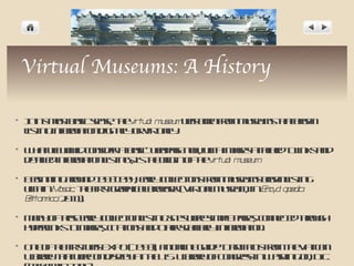 Virtual Museums | PPT