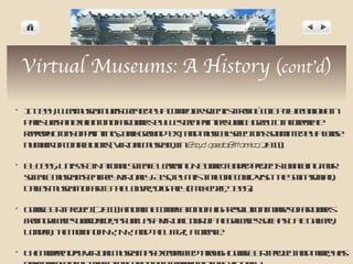 Virtual Museums | PPT