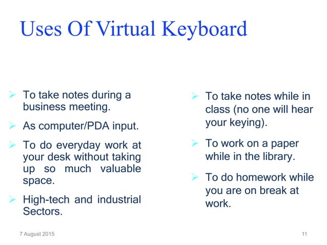 Virtual Keyboard | PPT