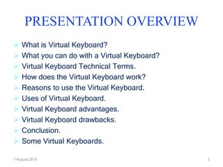 Virtual Keyboard | PPT