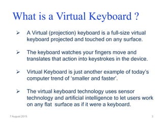 Virtual Keyboard | PPT