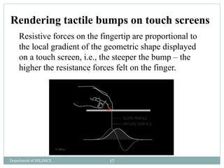 TACTILE RENDERING | PPT