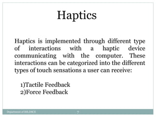 TACTILE RENDERING | PPT