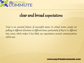 Virtual teams: 5 ways to ensure communication works well | PPTX ...