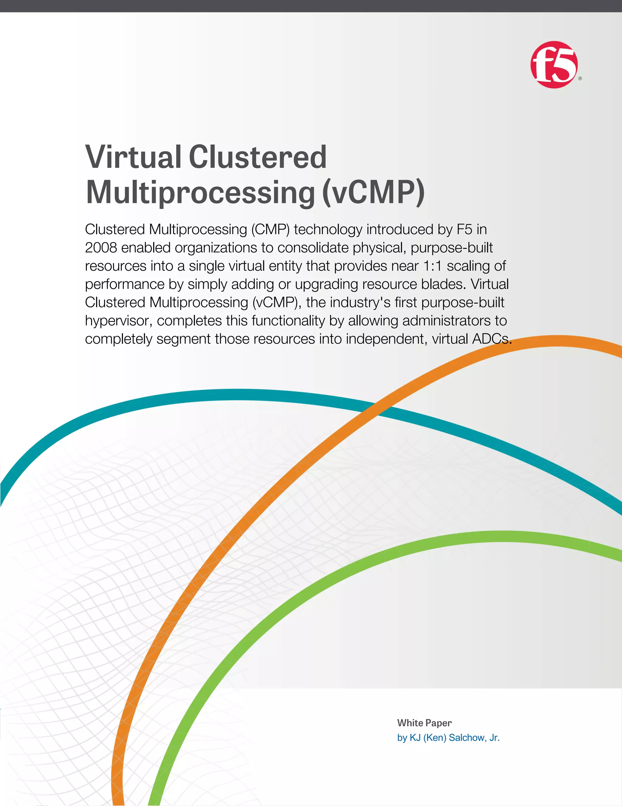 Virtual Clustered Multiprocessing Vcmp Pdf Technology And Computing