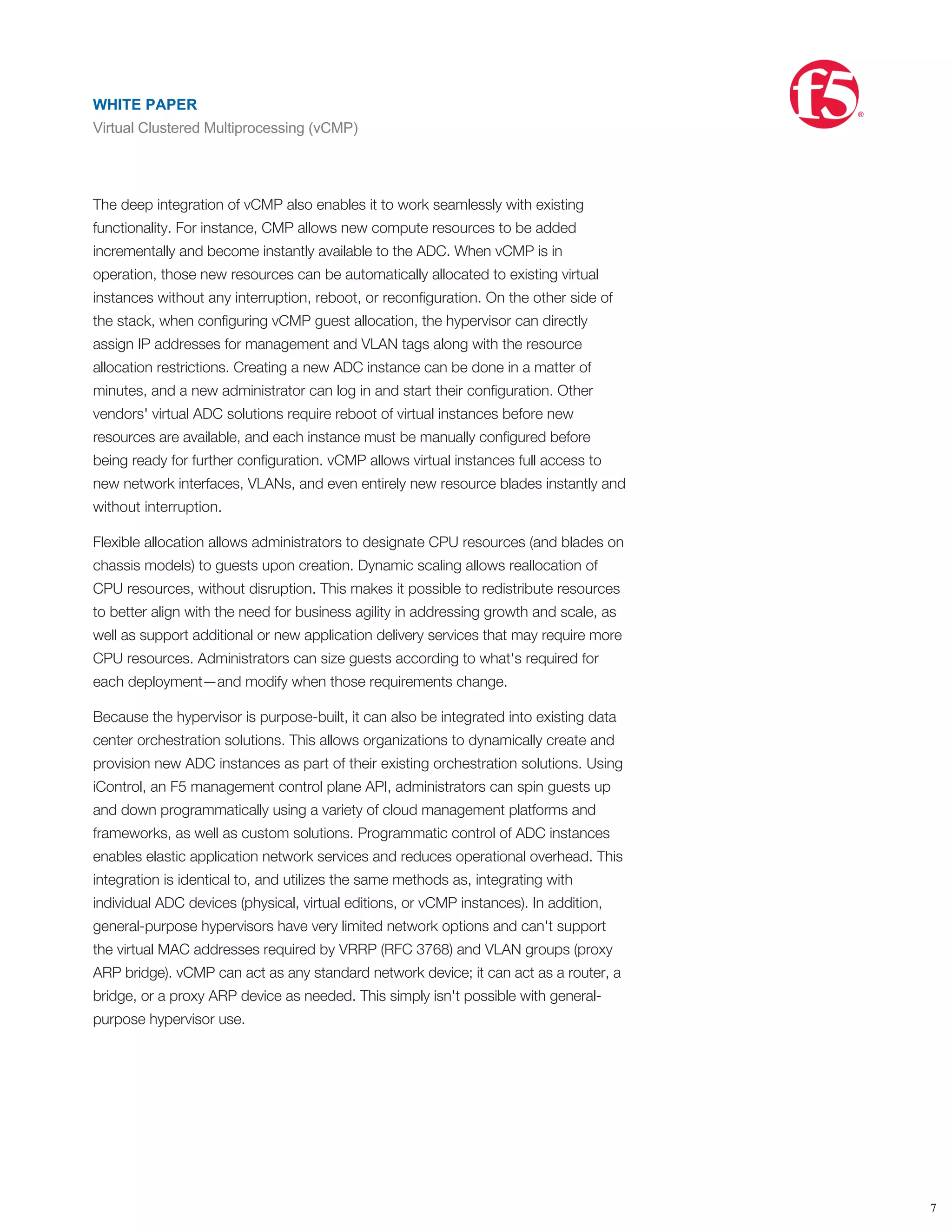 Virtual clustered-multiprocessing-vcmp | PDF