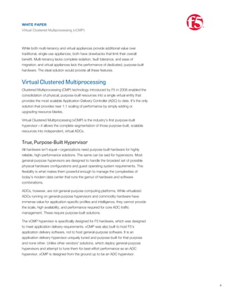 Virtual clustered-multiprocessing-vcmp | PDF