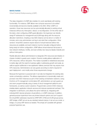 Virtual clustered-multiprocessing-vcmp | PDF